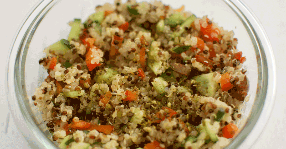 Tri-Color Quinoa Salad Recipe | Type2Diabetes.com